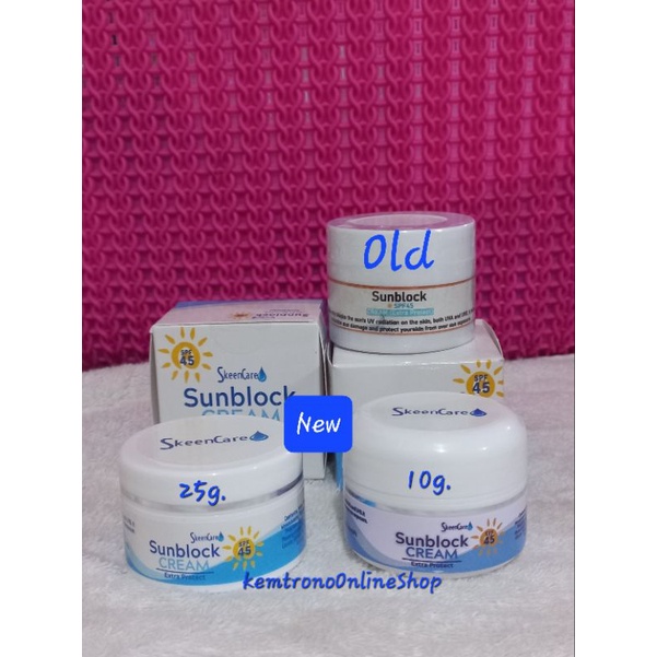 SUNBLOCK CREAM SPF45 ( EXTRA-PROTECT ) 10G. | Shopee Philippines