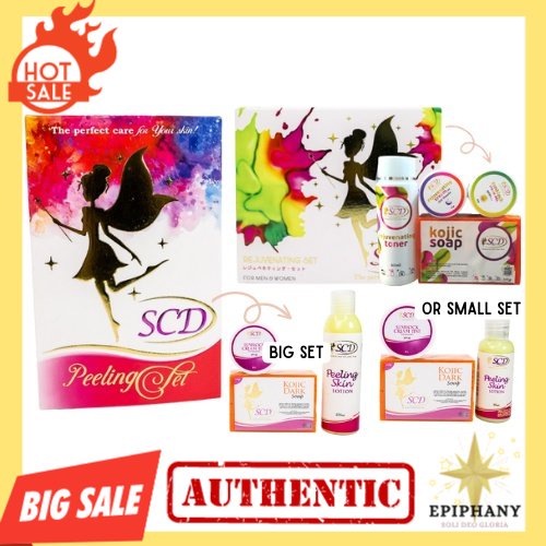 SCD PEELING LOTION BIG SET | SCD SMALL PEELING SET | SCD REJUVENATING ...