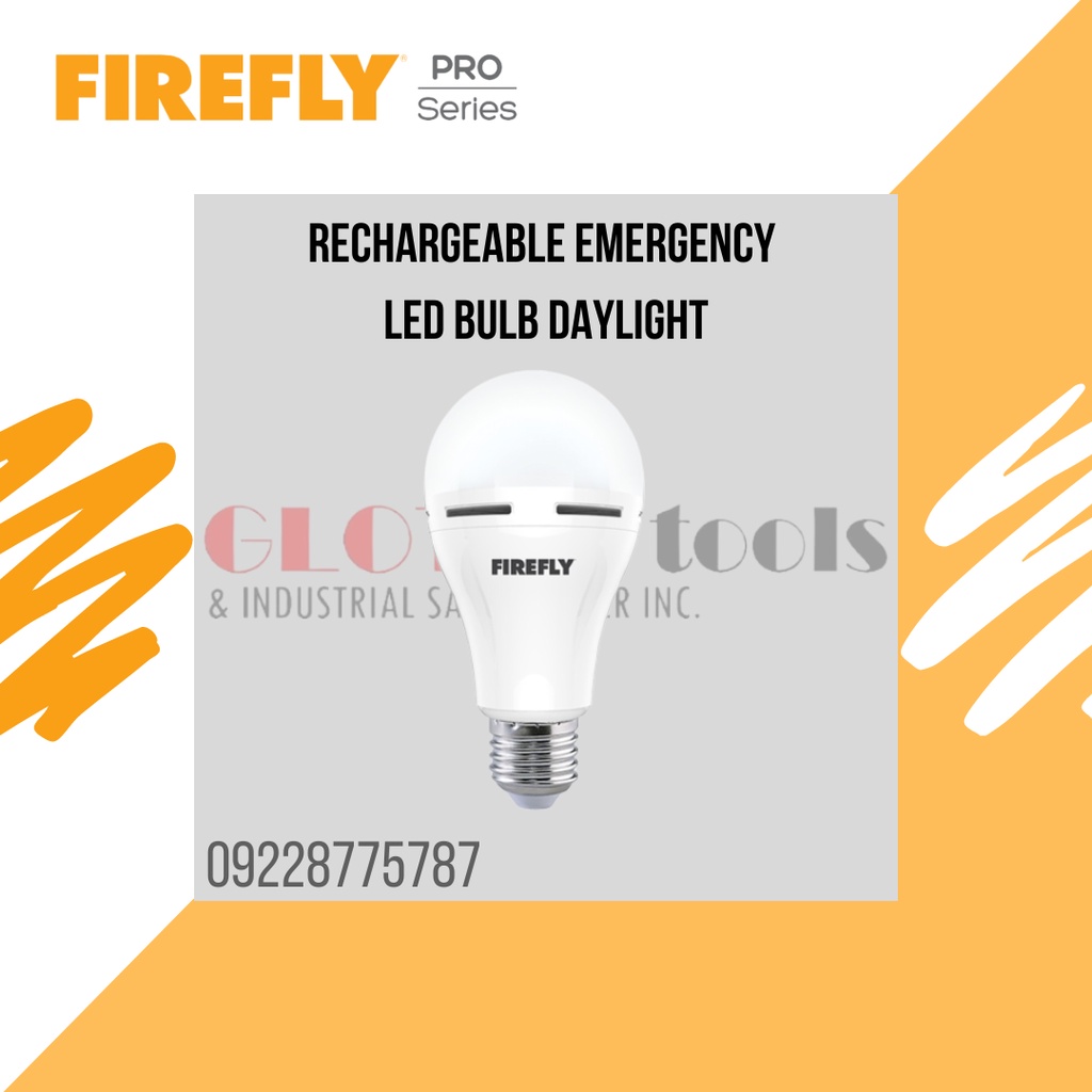 FIREFLY Rechargeable Emergency LED Bulb Daylight | Shopee Philippines