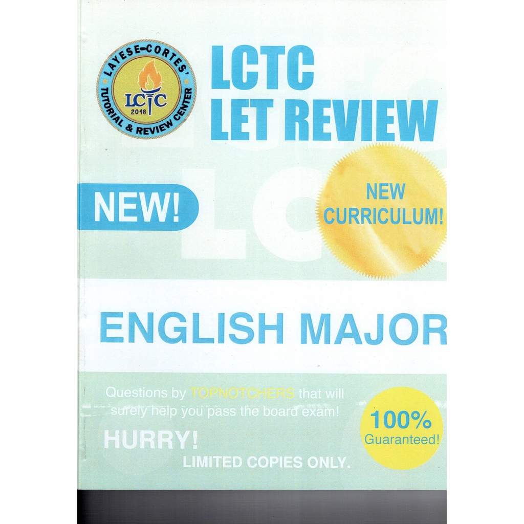 LCTC Review Center, Online Shop | Shopee Philippines