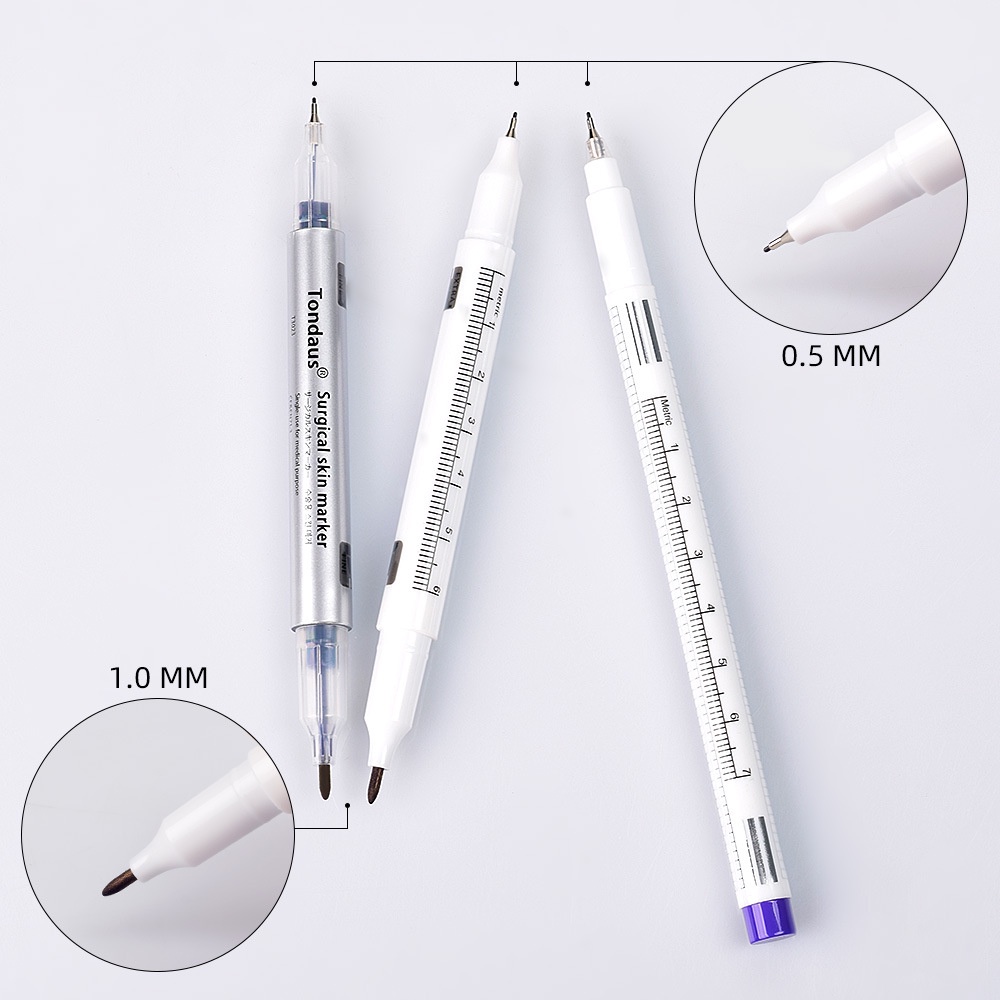 Surgical Eyebrow Tattoo Skin Marker Pen Mapping Positioning Marker Pen ...