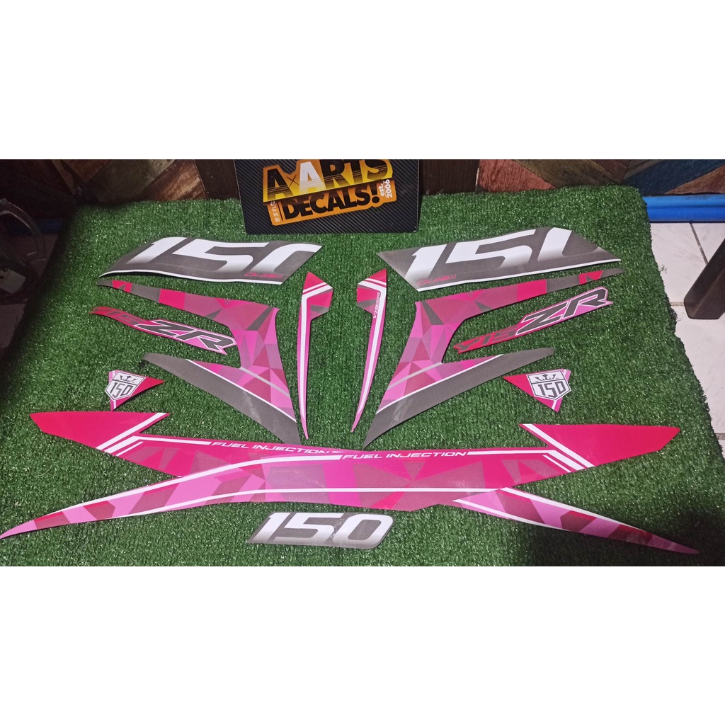 Sniper King Y15ZR Pink tone Sticker Decals | Shopee Philippines