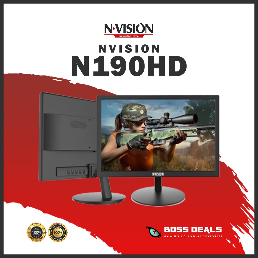 N-VISION N190HD LED WIDE MONITOR | Shopee Philippines
