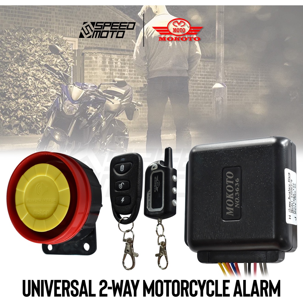MOKOTO 2 WAY ALARM SYSTEM ANTI-LINE CUTTING, ANTI-THEFT SECURITY ALARM ...