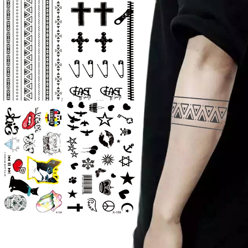 Semi-permanent temporary tattoo stickers waterproof 15 days tattoo ...