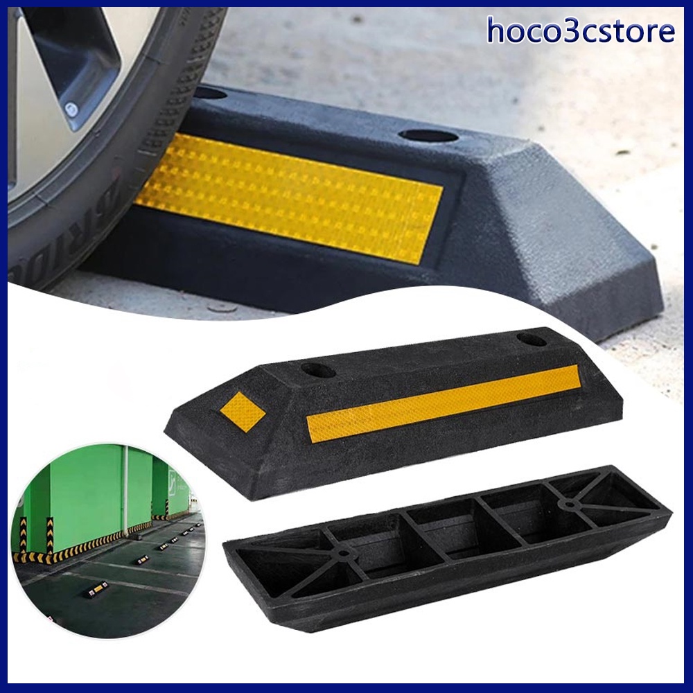 55CM Heavy Duty Rubber Parking Stopper Indoor Outdoor Parking wheel ...