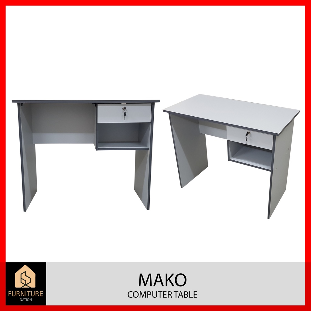 Computer Office Table MAKO | Furniture Nation | Home office Desk With ...