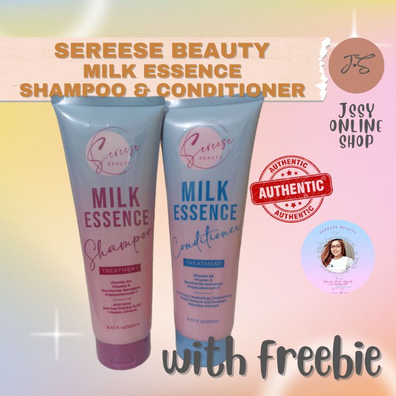SEREESE BEAUTY MILK ESSENCE SHAMPOO & CONDITIONER | Shopee Philippines