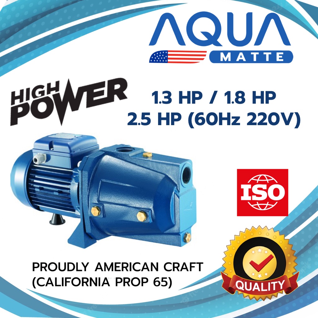 AQUA USA 1.3 HP WATER JET PUMP BOOSTER AQUA MATE USA | Shopee Philippines