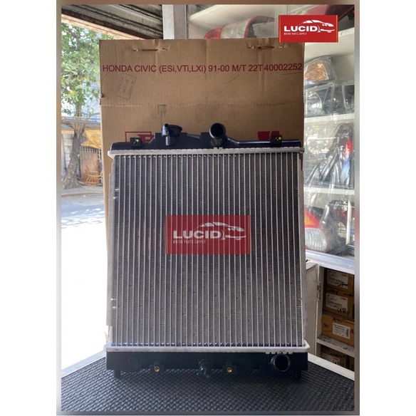 Evercool Radiator Honda Civic 1991-2000 ESI, LXI, VTI manual | Shopee ...