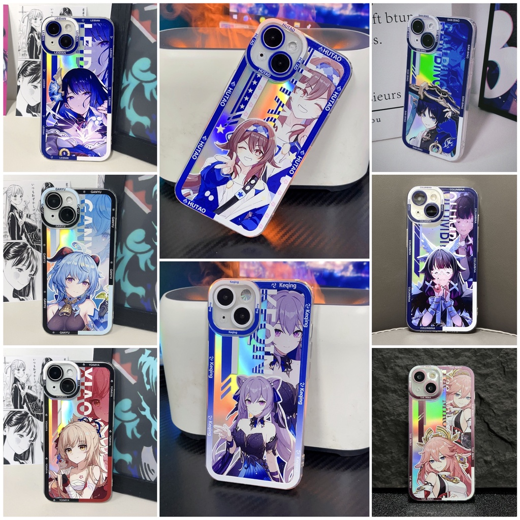 Genshin Impact mobile phone case Hutao animation Keqing new Columbina ...