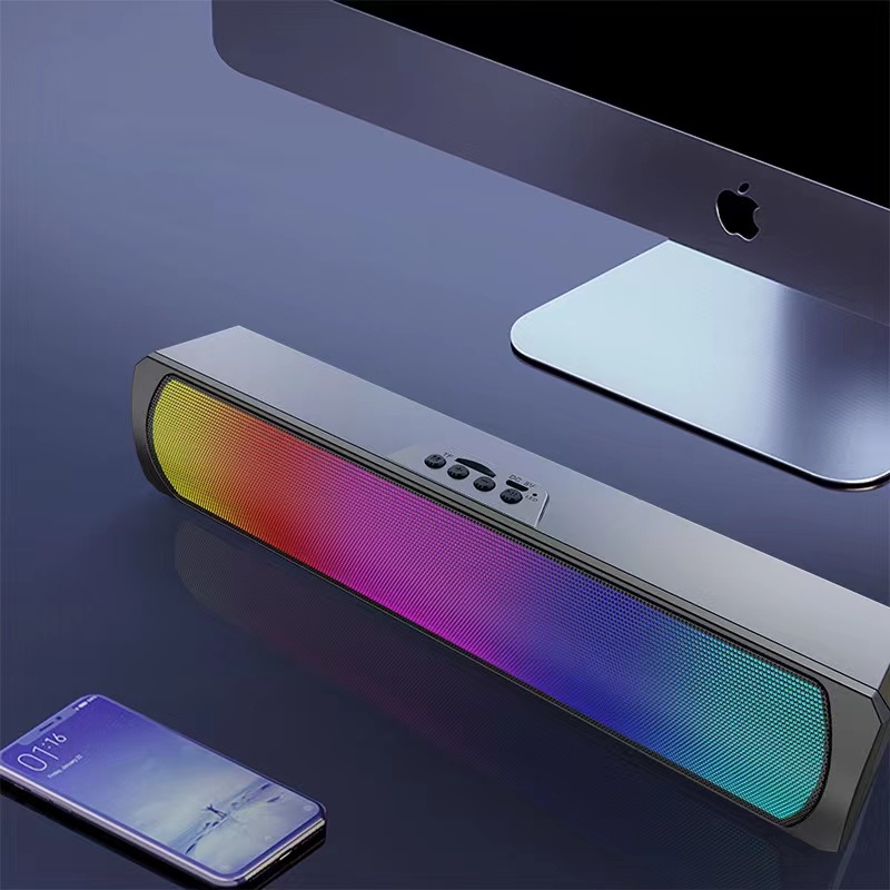 PC Speaker Quad Stereo 3D Surround Subwoofer Soundbar Audio Bluetooth ...