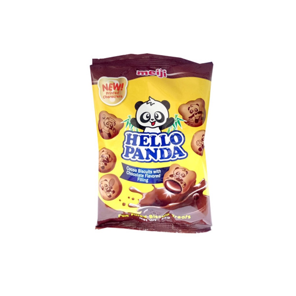 Meiji Hello Panda Cocoa Biscuits With Chocolate 35 G | Shopee Philippines