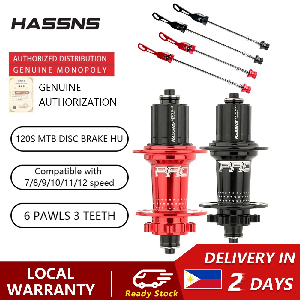 HASSNS PRO7 MTB Hub 6 Pawls 3 Teeth 32 Hole Ultralight Hub 120 Beeps 4 ...