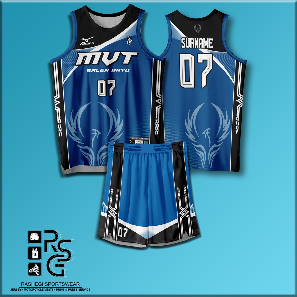 2023 Customized Jersey Full Sublimation Blue Phoenix | Shopee Philippines