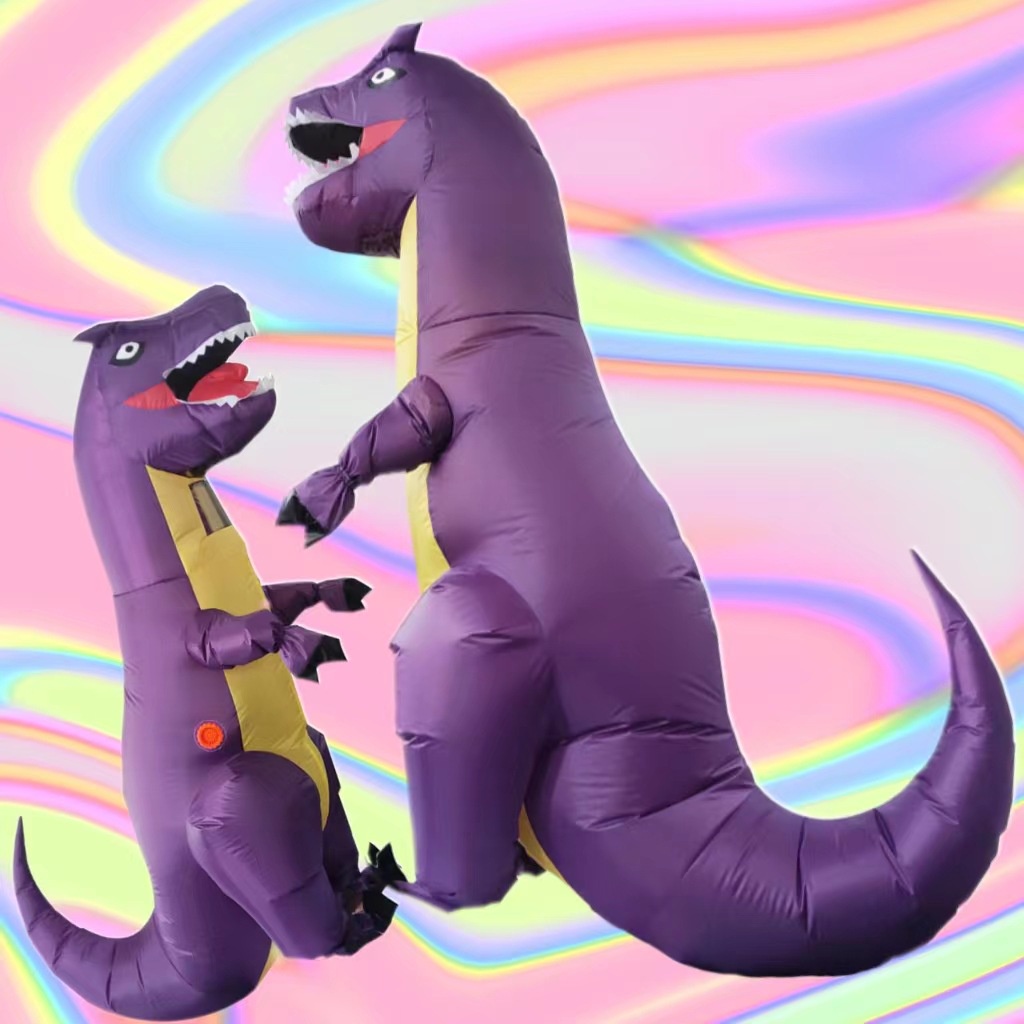 New Inflatable Costume Adult Inflatable Velociraptor Costume Halloween ...