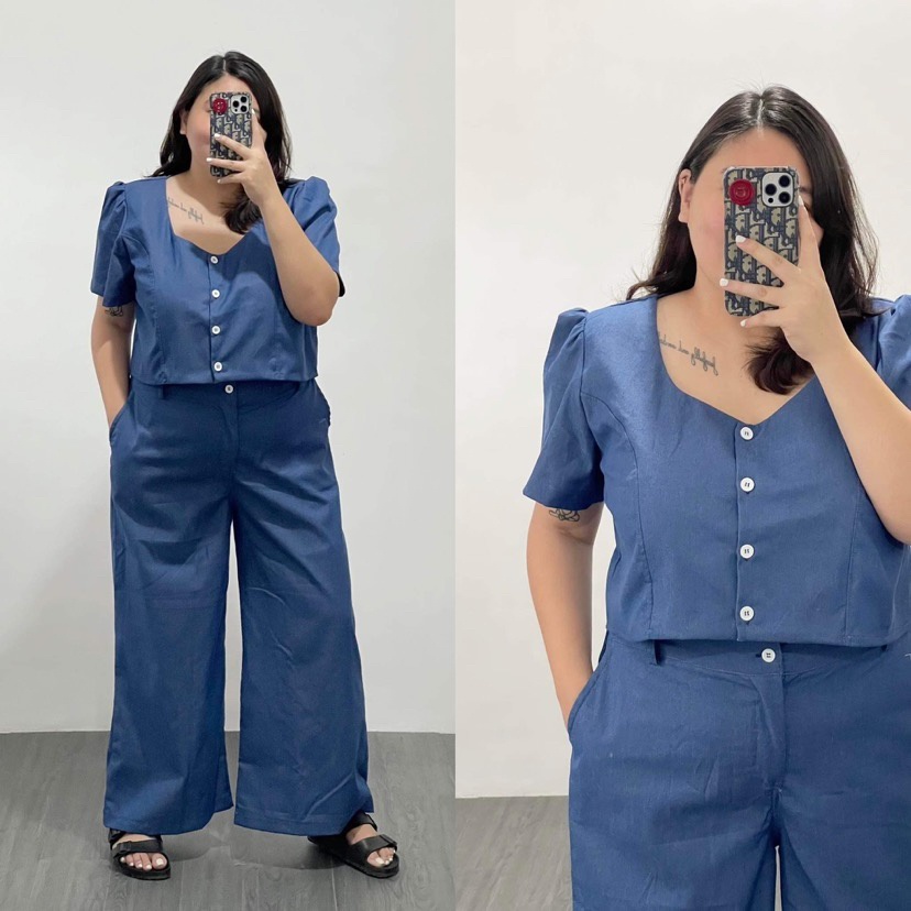 Hannah Denim Coordinates by Shapes and Curves | Shopee Philippines