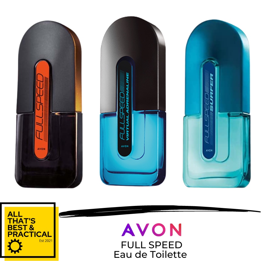 Avon Full Speed Eau de Toilette 75 ml for Men | Shopee Philippines