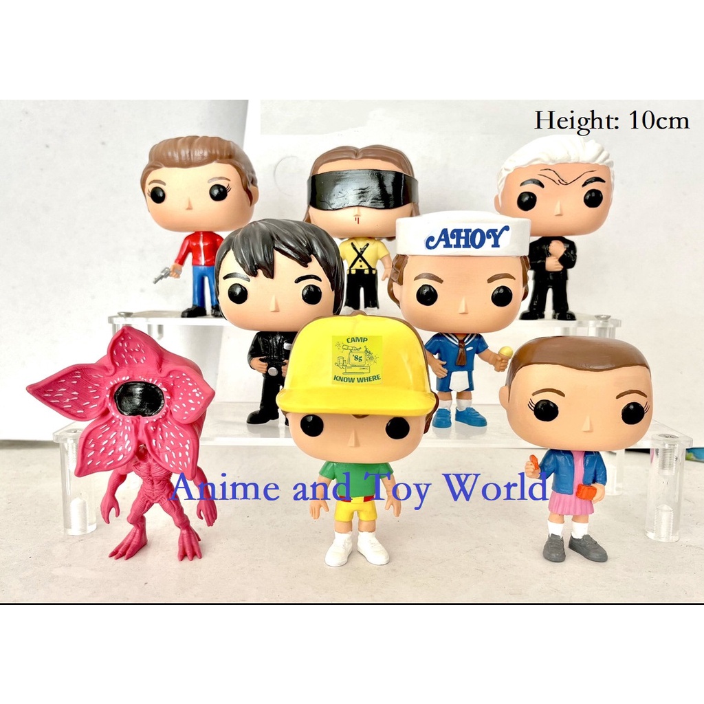 Stranger Things Dustin Steve Eddie Demogorgon POP Set of 8 K.O ...