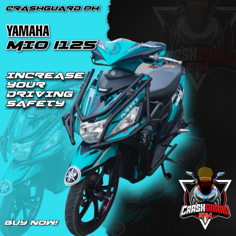 Mio i125 Crashguard l Full Armour | Shopee Philippines