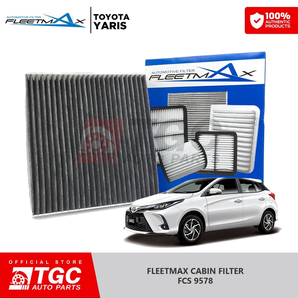 Fleetmax Cabin Filter / Aircon Filter Toyota Vios Altis Camry Charcoal ...
