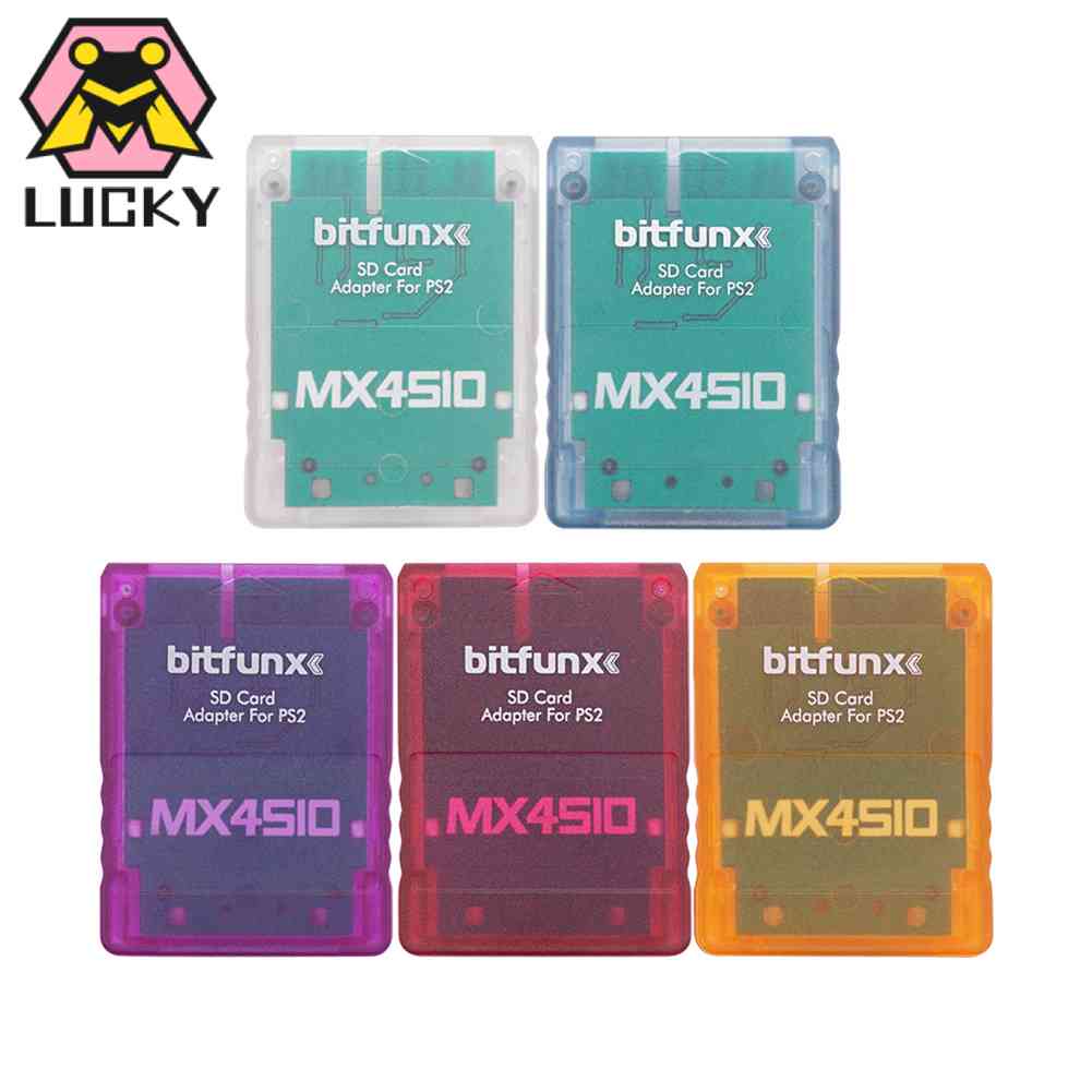 Transparent Portable Card Reader for PS2 MX4SIO SIO2SD Memory Card ...