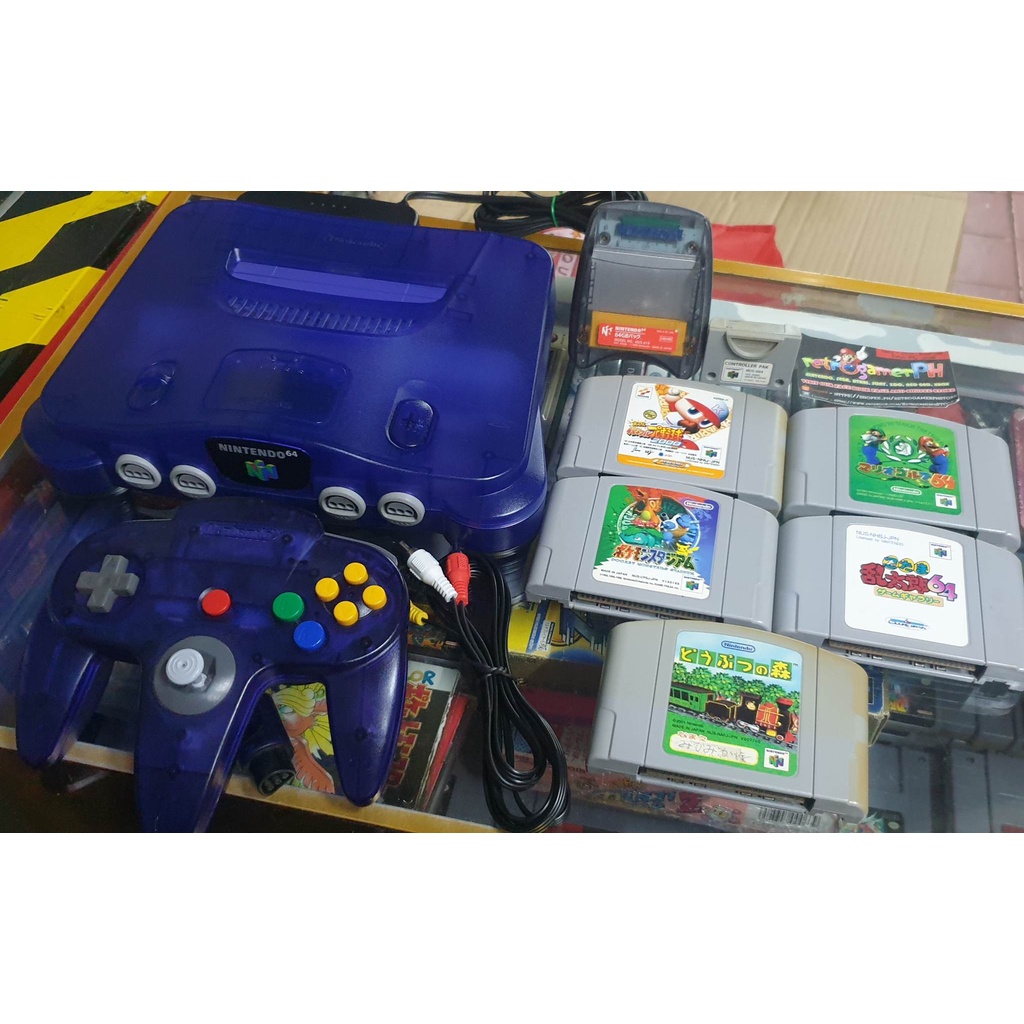 Nintendo 64 (N64) Clear Grape Funtastic Purple Console Bundle #4 ...