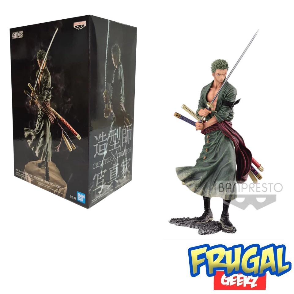 Banpresto One Piece: Creator X Creator - RORONOA ZORO 20cm action figure | Shopee Philippines