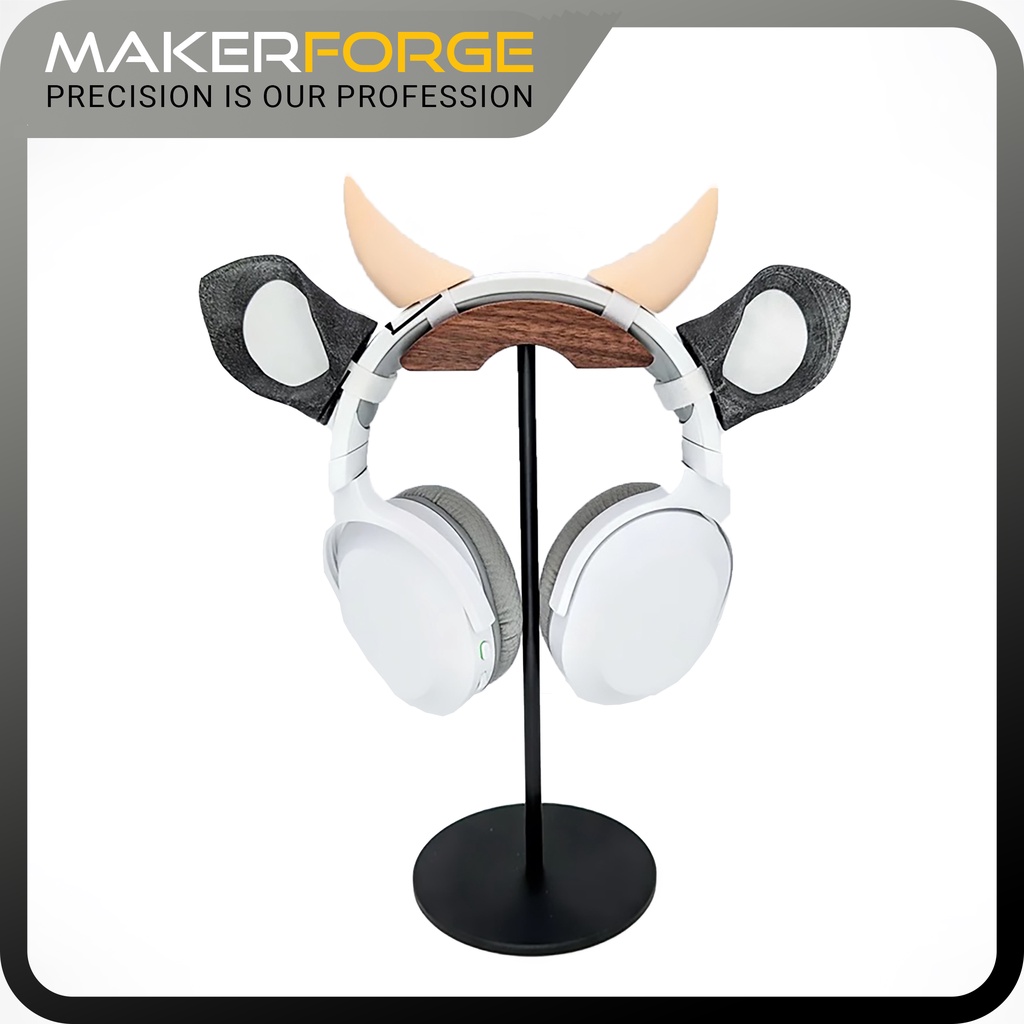 Cow Ears for Headphones, Headset & Cosplay Props, Headphone Ear, Twitch ...