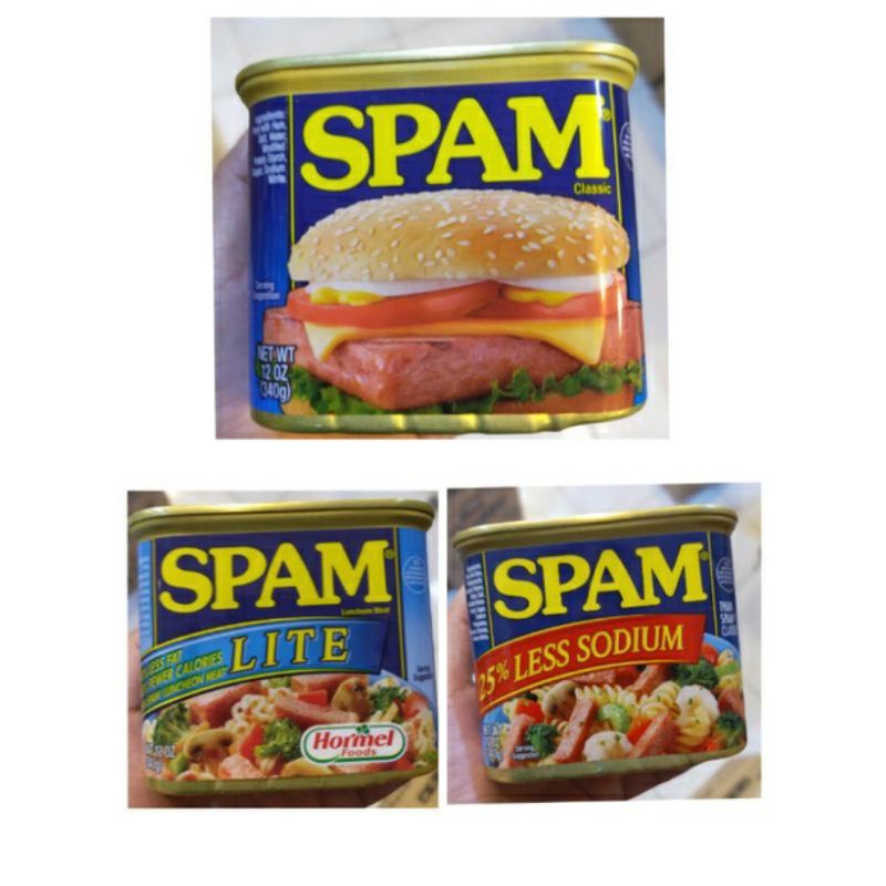 Spam Original/Lite/Less Sodium 340g | Shopee Philippines