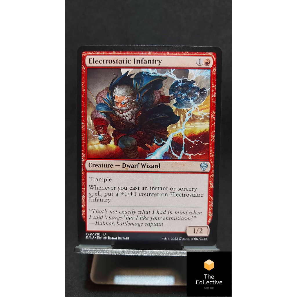 Magic the Gathering - MTG Card Game - Electrostatic Infantry - DMU [RED] / [ID: RB1] | Shopee ...