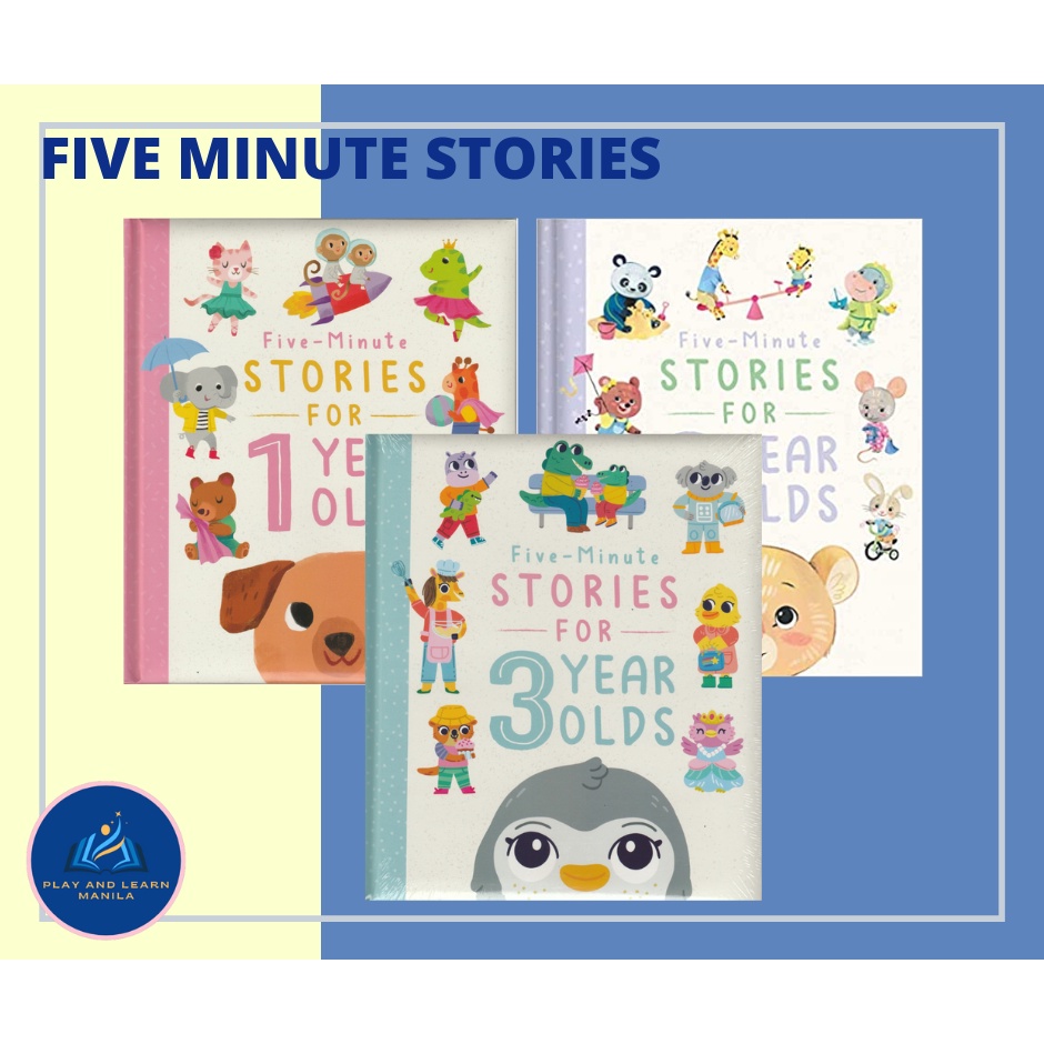 Five Minute Stories for 1 / 2 / 3 Year Olds | Shopee Philippines