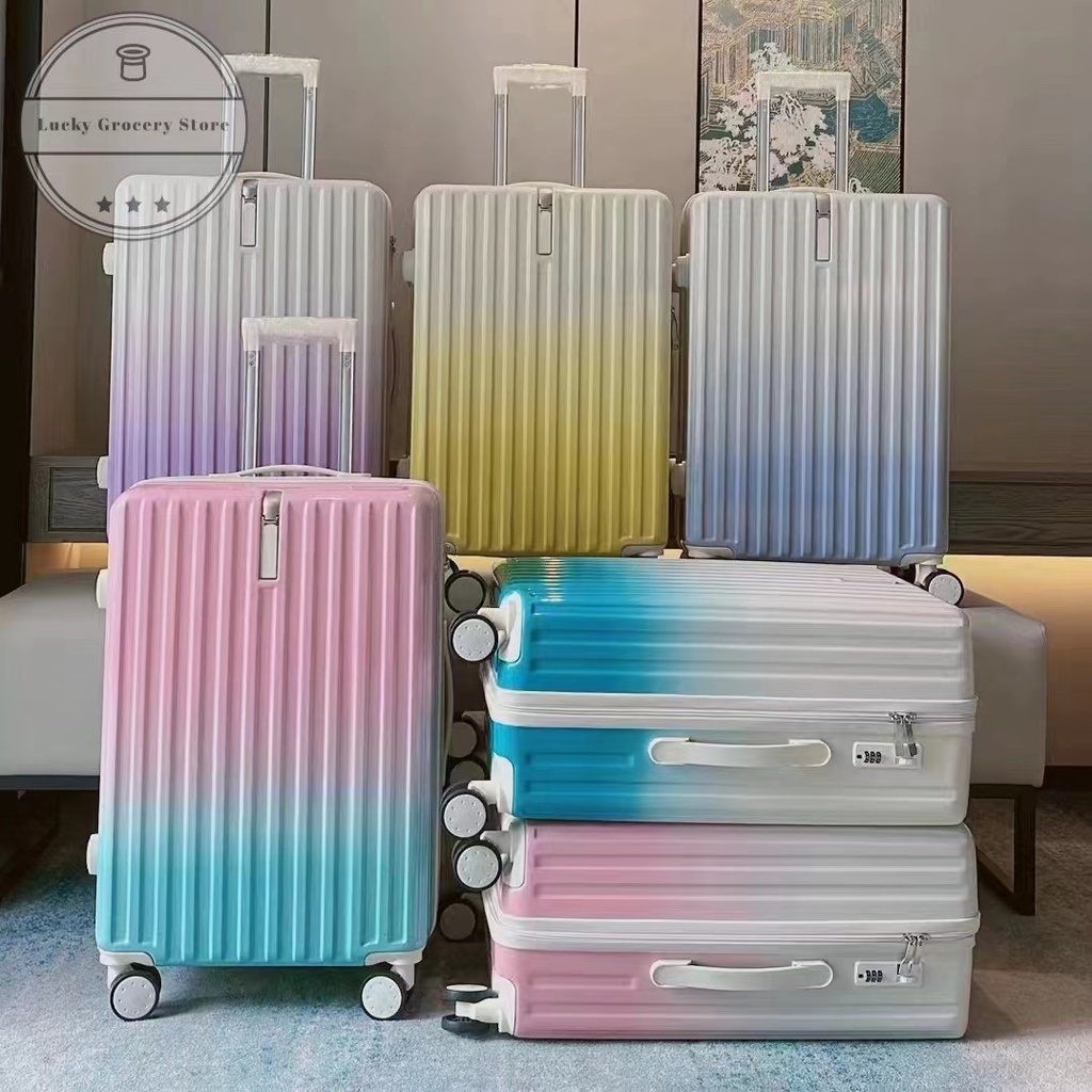 Korean Upgrade two-color luggage/suitcase 20-26 inch trolley case ...