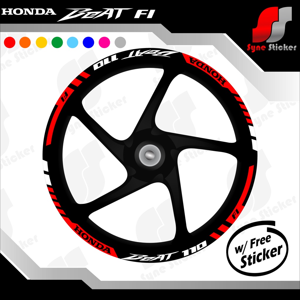 Beat 110 Mags Sticker Decals Set Pair ( Front & Back ) | Shopee Philippines