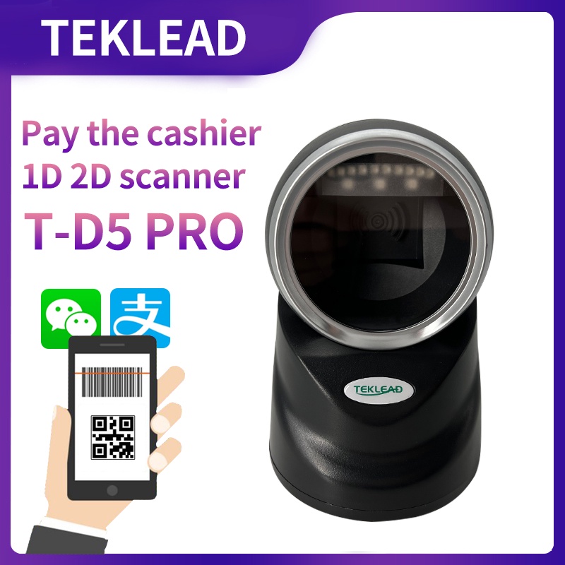 TEKLEAD Tracetogether Token 1D 2D desktop scanner QR code Hands-free ...