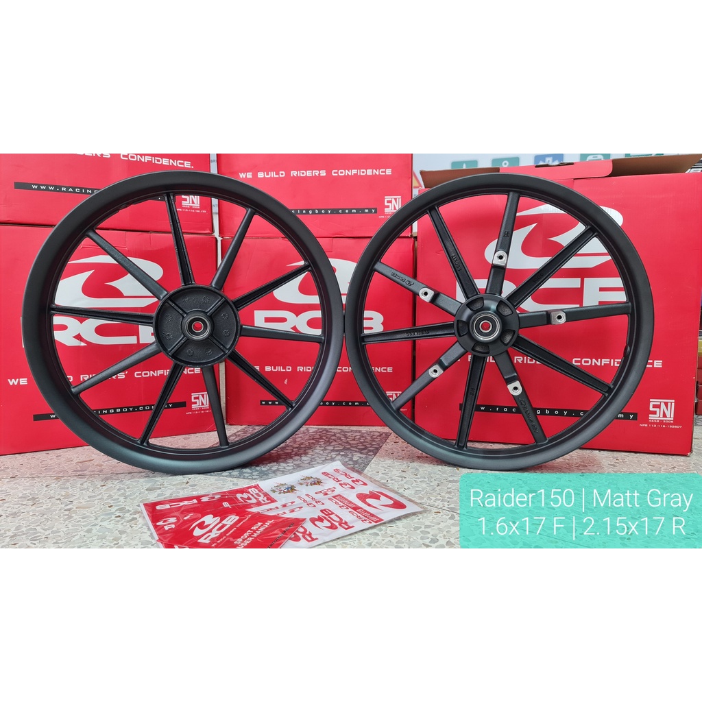 Racing Boy Mags RB10 for Raider150 MATTE GRAY ONLY RCB | Shopee Philippines