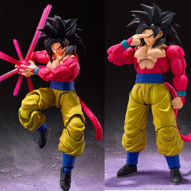 SHFiguarts Dragon Ball Z Super Saiyan 4 Son Goku Anime Figure Action ...