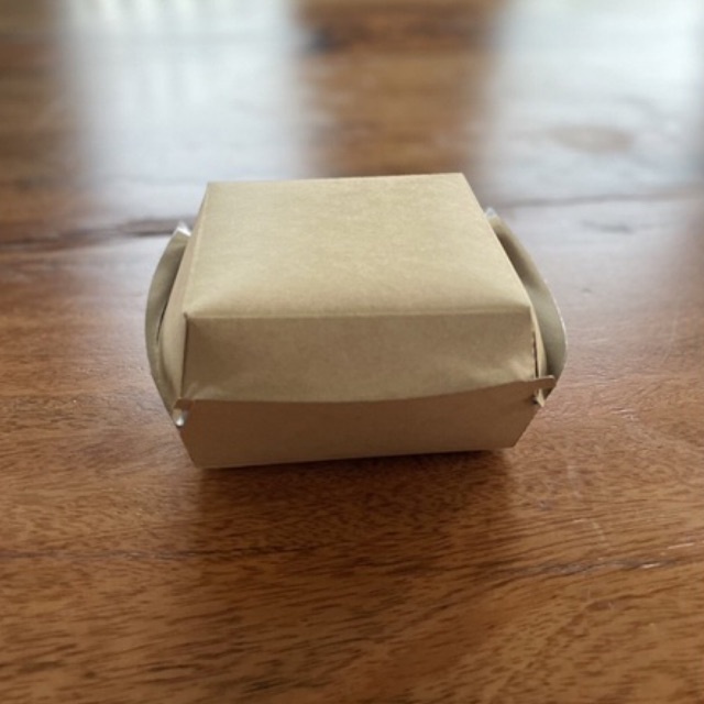 Hamburger Kraft Paper Meal Box Silver Laminated 25pcs/pack | Shopee ...