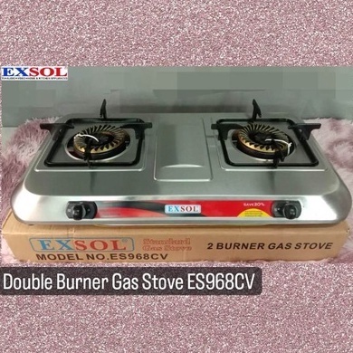 Exsol Double Burner Gas Stove (ES968CV) | Shopee Philippines