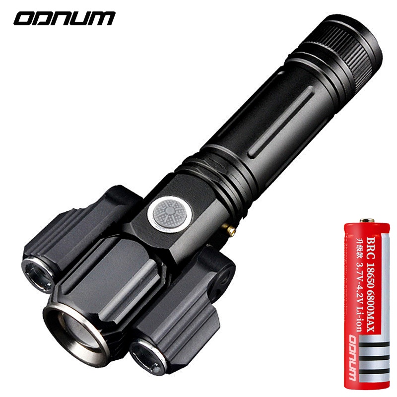 ODNUM Outdoor Robotic Arm Lighting Flashlight 3 Light Head Degree ...