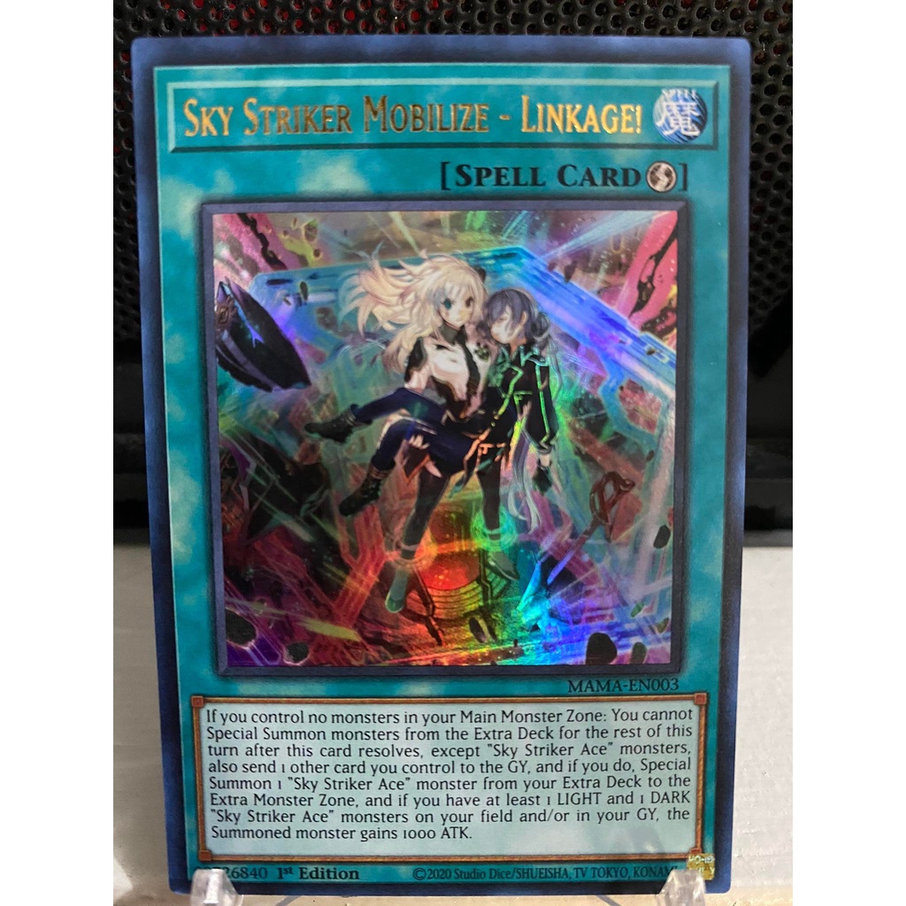 Sky Striker Mobilize - Linkage! - MAMA-EN003 - Ultra Rare 1st Edition | Shopee Philippines