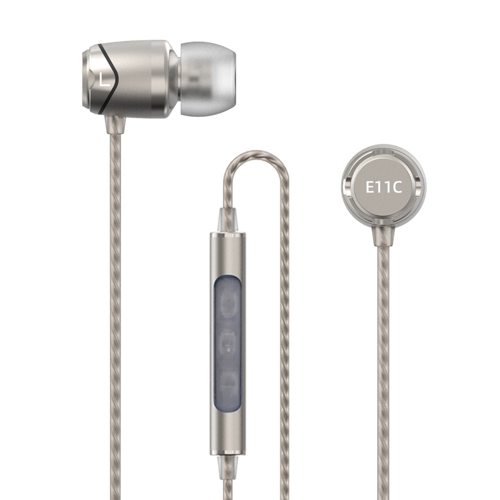 SoundMAGIC E11C E11D In-Ear earbuds Isolating Earphones with Mic and ...