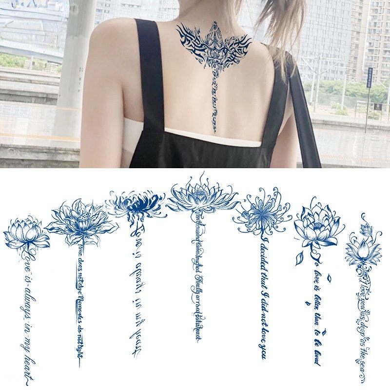 Tattoo lasts to 15 Days Temporary Tattoo Magic Sticker Waterproof long ...