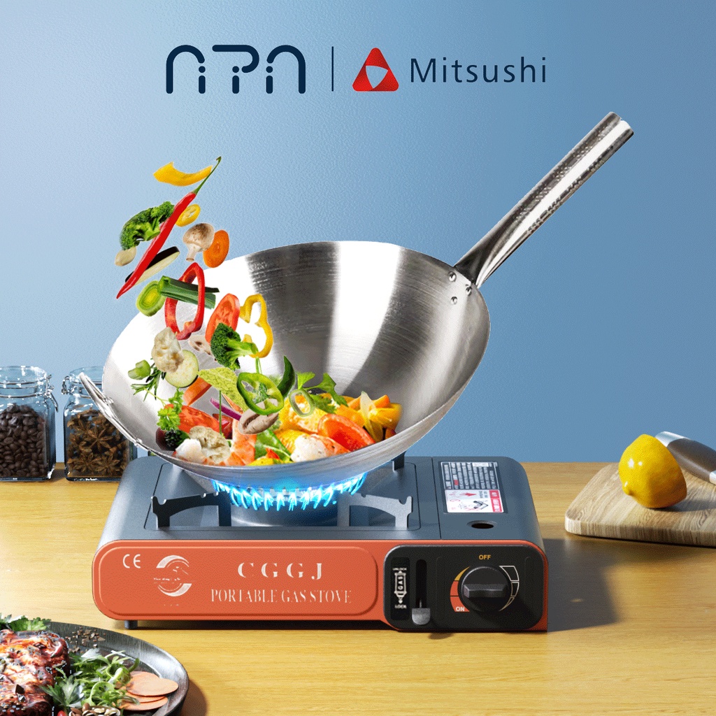 Nipiin By Mitsushi Stainless Wok Pan Non Stick Pan Kawali Non Stick ...