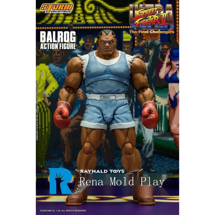 Pre-Sale ST STORM TOYS Street Fighter 2 Boxer BALROG 23.3cm Action ...