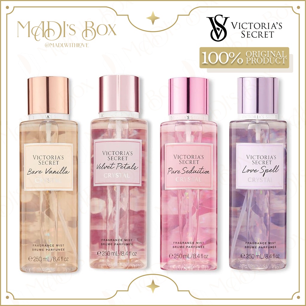 Victoria's Secret Crystal Collection | Bare Vanilla, Velvet Petals ...