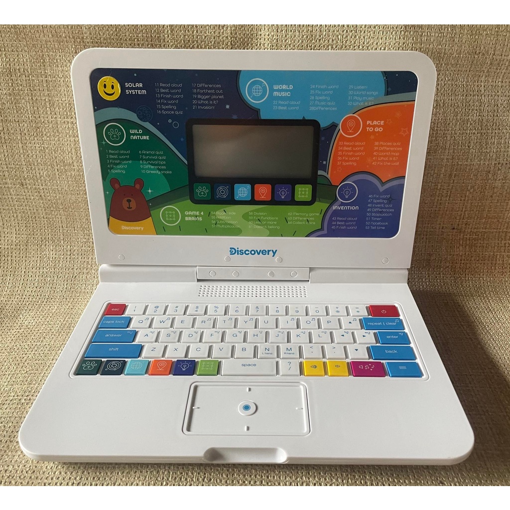 Discovery Kids Teach Talk Swivel Laptop Children's Educational ...