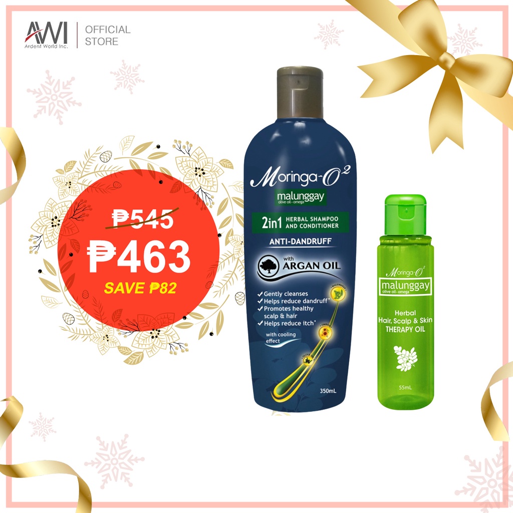 Moringa-O2 Anti-Dandruff Bundle | Shopee Philippines