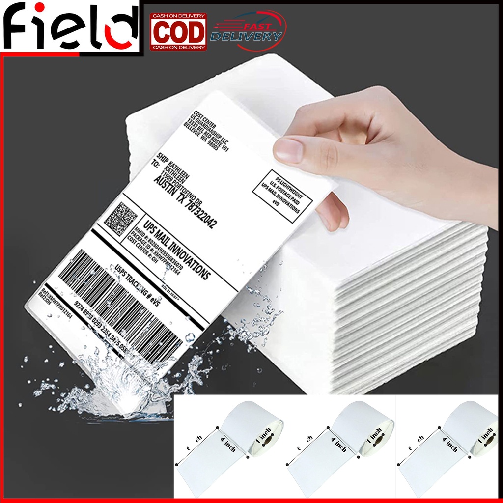 Waybill Sticker Thermal Sticker Paper A6/100x150mm | Shopee Philippines