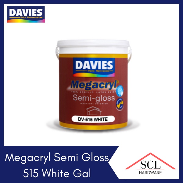 DAVIES Megacryl Semi-Gloss Gallon | Shopee Philippines